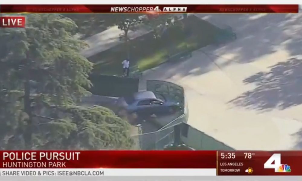 REPLAY: Dangerous police pursuit near Los Angeles - BNO News