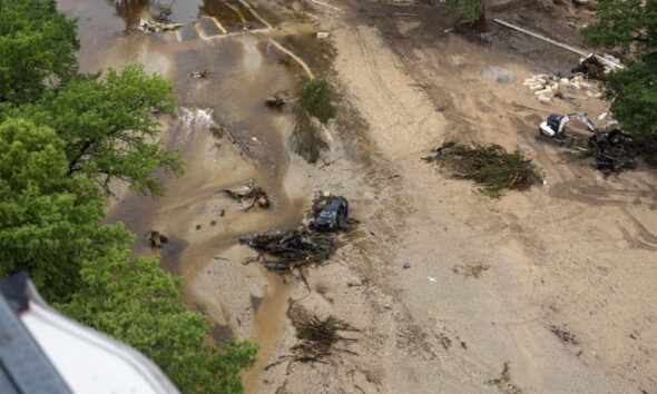 Drone collides with rescue helicopter in flood-hit Kerr County, Texas ...