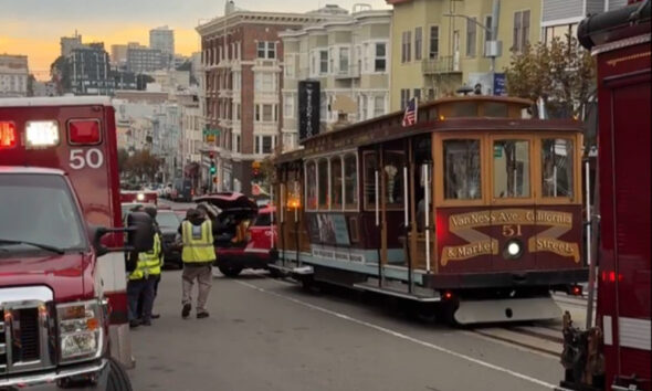 Cable car incident in San Francisco injures 15 - BNO News