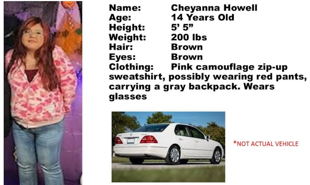 Washington Amber Alert: Cheyanna Howell missing from Lummi Nation - BNO ...