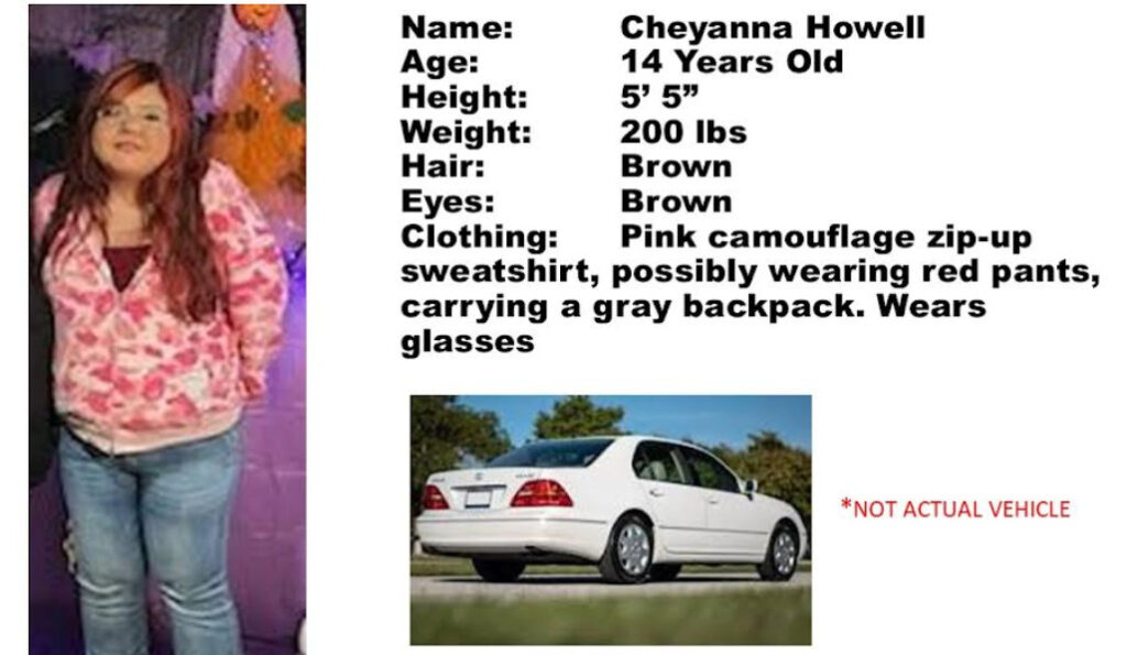 Washington Amber Alert: Cheyanna Howell missing from Lummi Nation - BNO ...